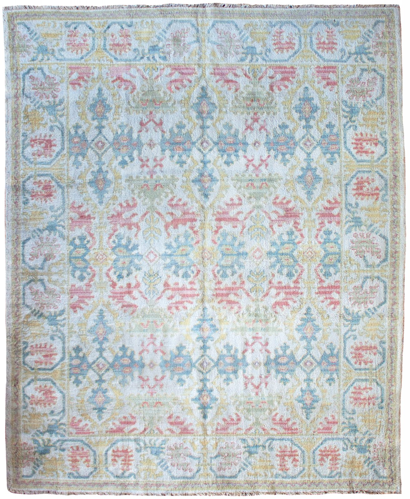 Antique Cuenca Spanish carpet - Farnham Antique Carpets